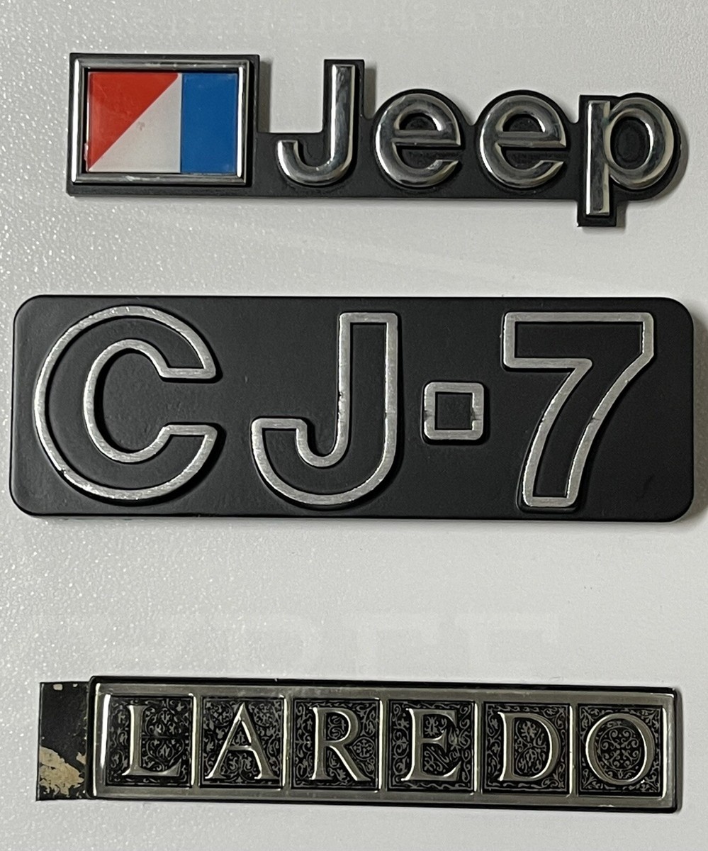 Logo De La Calandre Jeep Cj Jeep CJ 7 4.9l V8 4x4. 1981 Jg Veteran