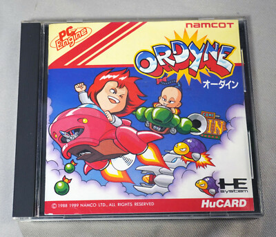 NEC PC ENGINE Hu card ORDYNE namco namcot TurboGrafx16 shooter Japan #2 ...