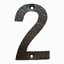 Solid Copper House Numbers - Hand Cut, Hammered, Arts & Crafts Style, 4 ...