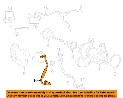 GM OEM 16-24 Cruze Turbocharger Components-Oil Outlet Tube 12673207 | eBay