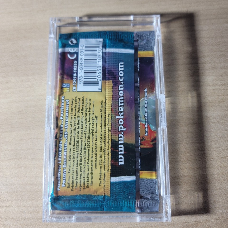 Pokemon TCG HS Unleashed Sealed Booster Pack Entei Artwork 820650105326 ...