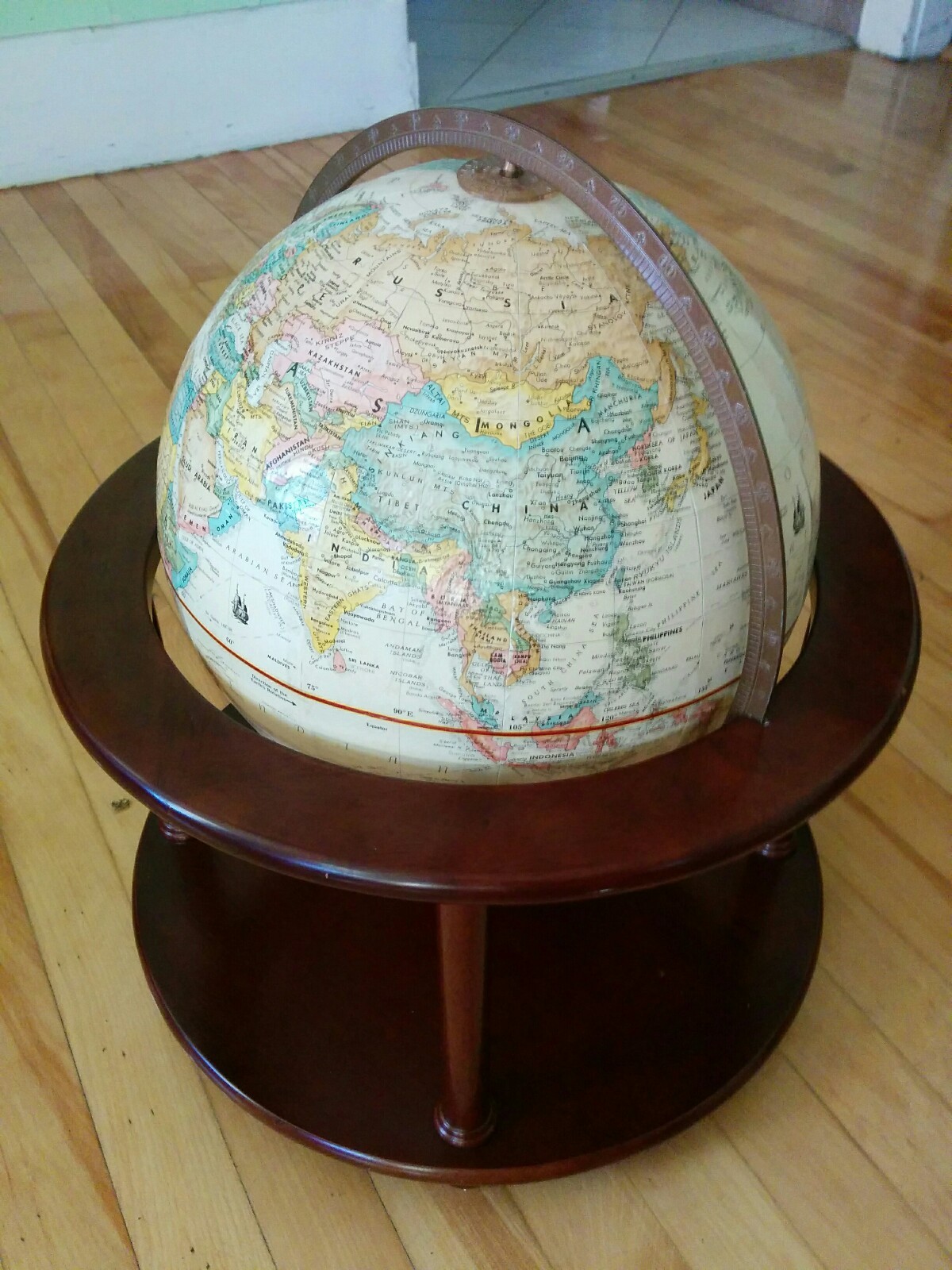 Replogle 12 Inch Diameter Globe Platinum Classic Series W/Wood Base ...