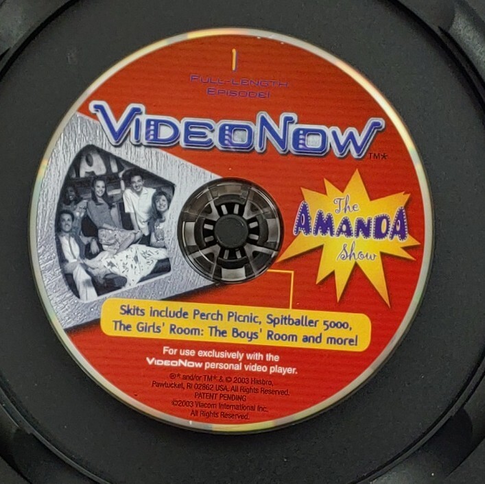 Vintage VideoNow Player, Case, Light & SpongeBob, Amanda and Demo ...
