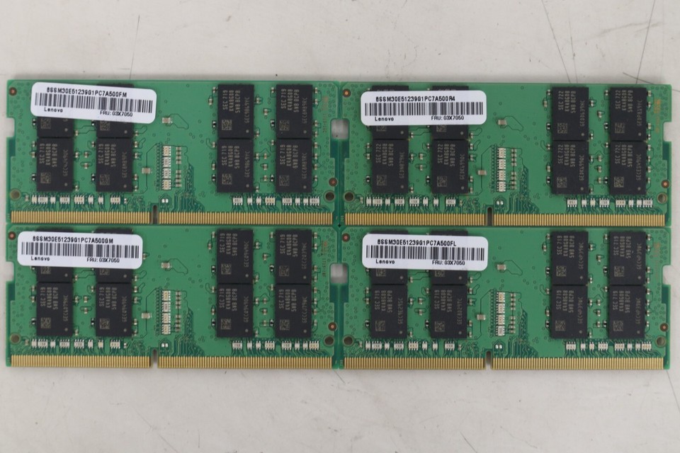 Samsung (4x16GB) 64GB So-Dimm NON ECC PC4-2133P-SE1-10 DDR4 Laptop Mem ...