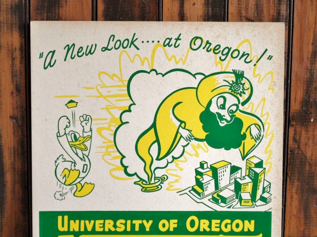 Oregon Old Logo Yellow Logo Product 4" Vinyl Outside Application O