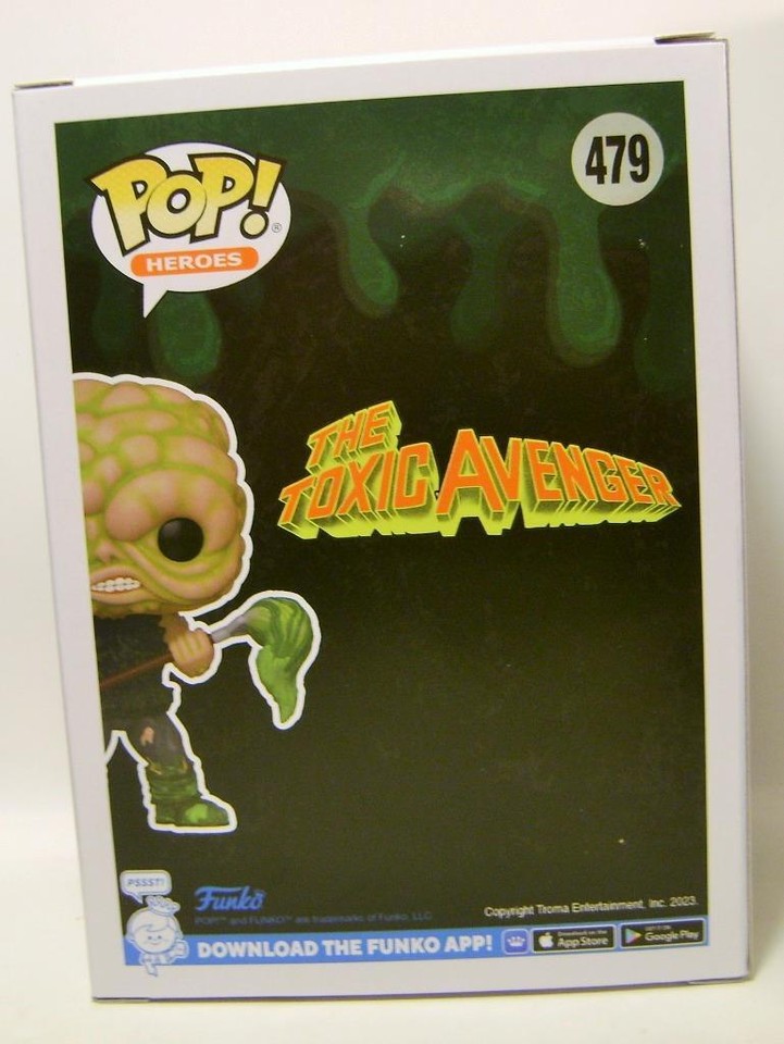 THE TOXIC AVENGER #479 GLOWS IN DARK FALL CONVENTION EXCLUSIVE FUNKO ...
