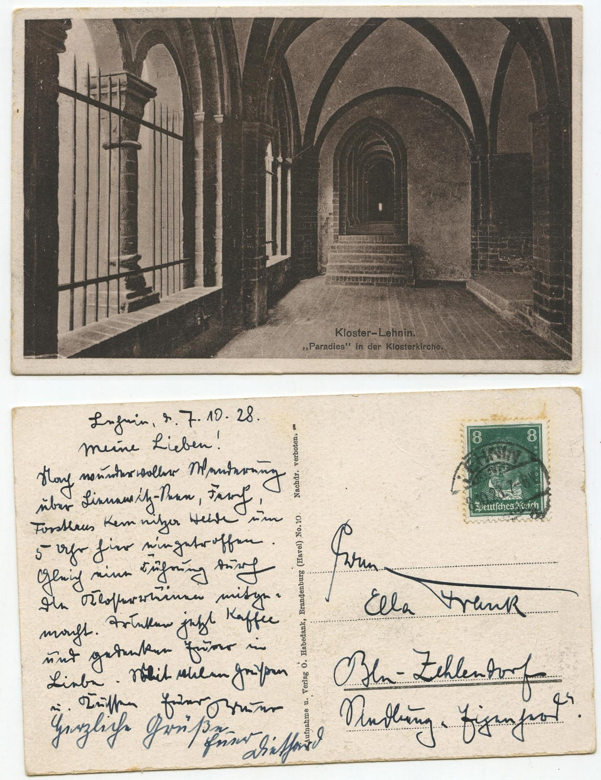 06037 - Kloster Lehnin - Paradies - gelaufen nach Berlin-Zehlendorf 8. ...