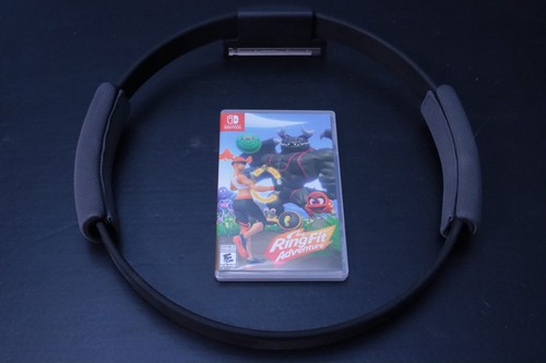 Nintendo Switch Ring Fit Adventure Game Complete with Ring Tested | eBay