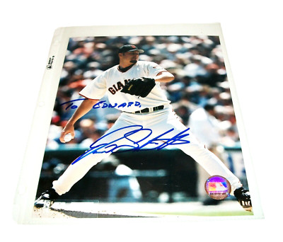 Giants Jason Schmidt San Francisco Giants - Signed Photo MLB Sticker | eBay