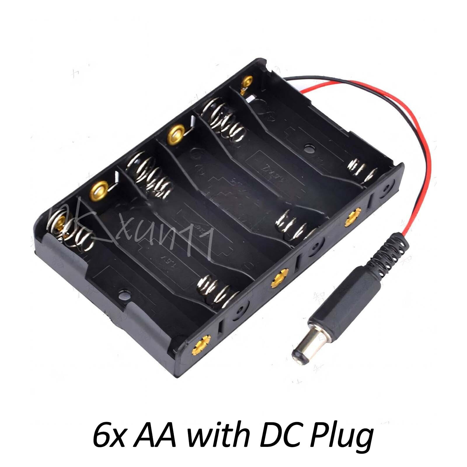 AA Battery Holder Box Case Connector 1 2 3 4 6 8 10 Position Open or ...
