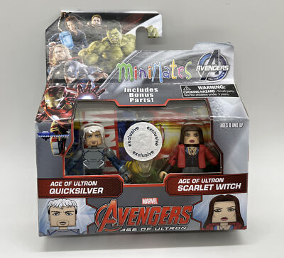 Marvel MiniMates Scarlet Witch Quicksilver Age of Ultron TRU Exclusive ...