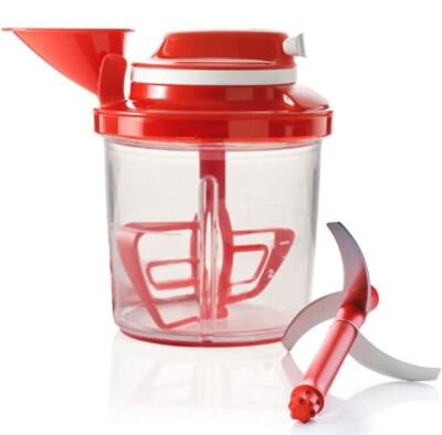 Tupperware Power Chef SuperSonic Chopper Extra Manual Processor Funnel ...