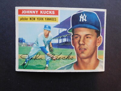 JOHNNY KUCKS NEW YORK YANKEES 1956 TOPPS CARD #88 | eBay