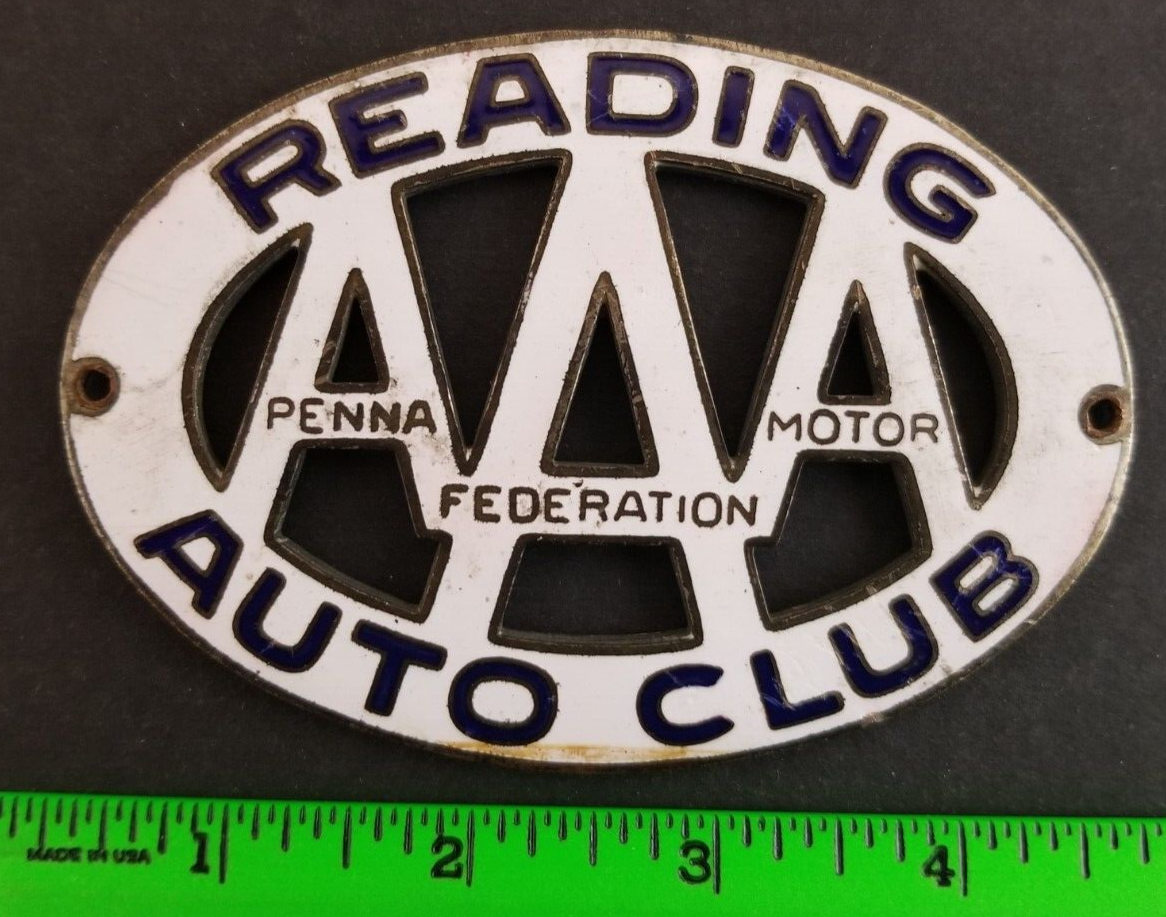 Aaa Auto Club Logo ADAC Plakette, Metall, Emailliert,Neu In