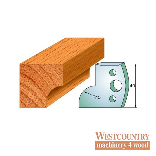 CMT SPINDLE MOULDER CUTTERS - Knives and Limiters 40mm - profile 057 ...