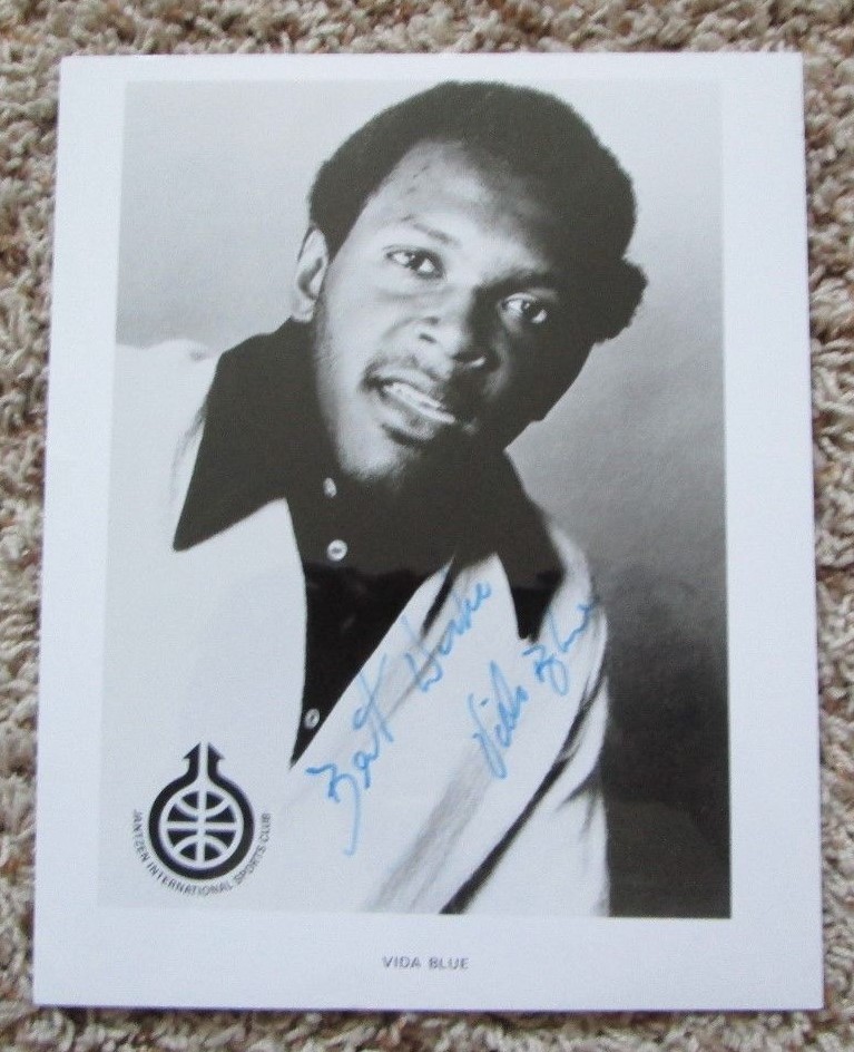 VINTAGE VIDA BLUE AUTO SIGNED 8 x 10 PHOTO OAKLAND A's ATHLETICS RARE ...