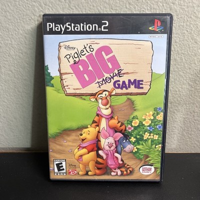 PIGLETS BIG GAME PS2 CIB Complete w/ MANUAL REGISTRATION CARD FREE SHIP ...