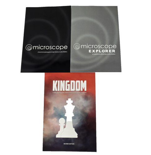 Microscope Core +Microscope Explorer +Kingdom 2nd Edition RPG Ben Robbins | eBay