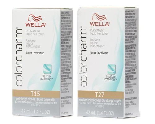 Wella Color Charm Liquid Hair Toner [T15] 42 ML /1.4 oz - CHOOSE Your ...