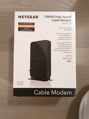 NETGEAR CM500 680 Mbps High Speed Cable Modem - Great condition | eBay