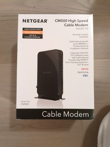 NETGEAR CM500 680 Mbps High Speed Cable Modem - Great condition | eBay