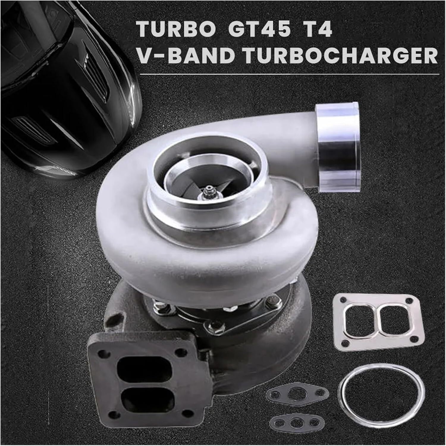 GT45 T4 V-Band 1.05 A/R 98MM Turbo Charger | Silver | CAR | DNATBCGT45 ...
