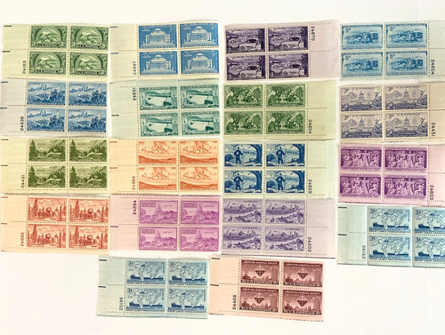 Lot Of 18 USPS Plate Blocks 1950-1955 Mint Never Hinged | eBay