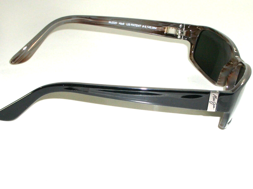 MAUI JIM MJ220 DOUBLE GRADIENT MIRROR SLEEK POLARIZED RECTANGULAR ...