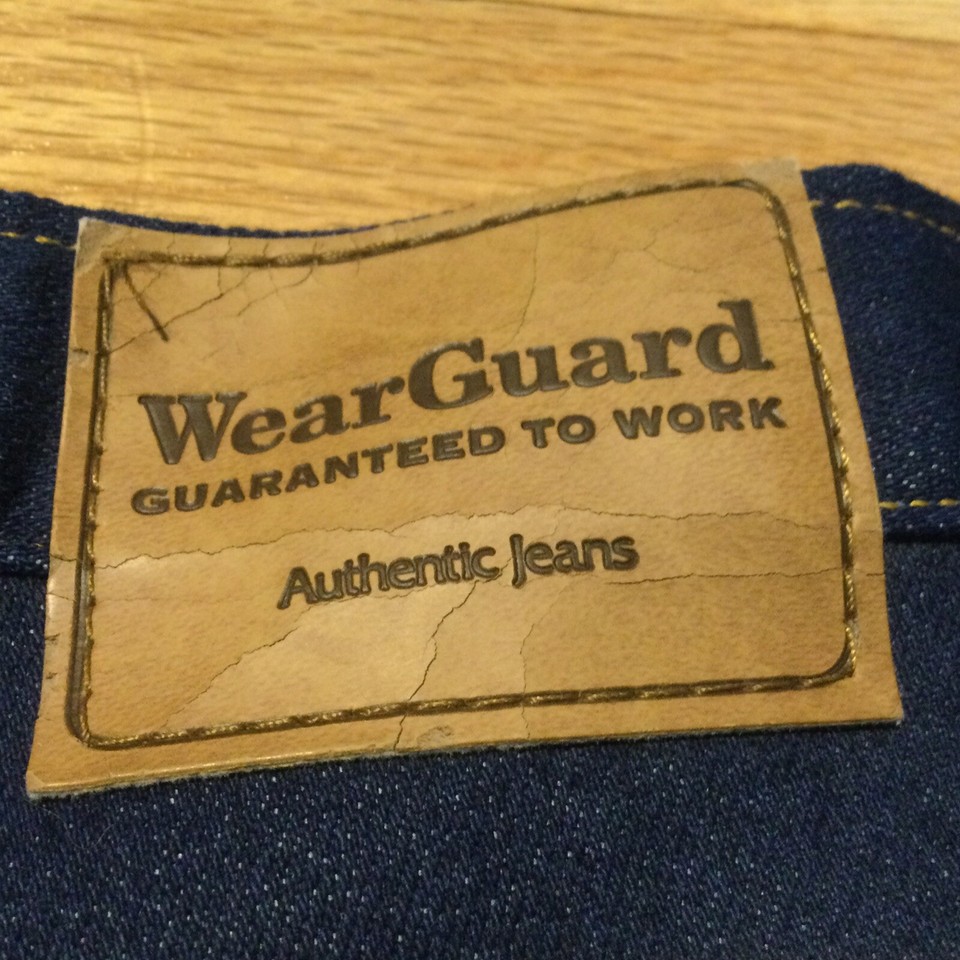 NOS vintage WearGuard jeans 58x30 dark blue work wear guard NEW | eBay