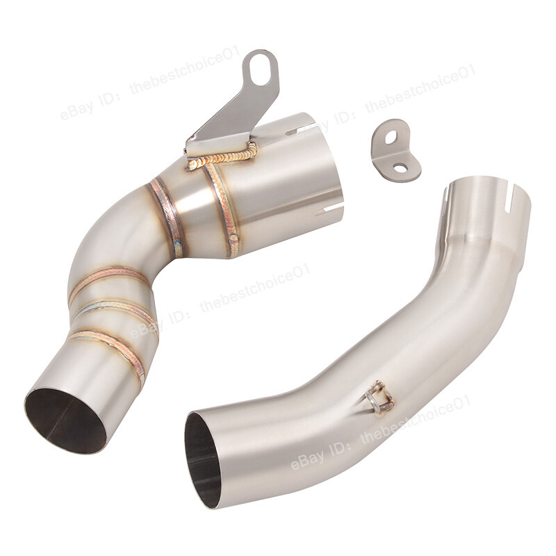 Slip On Motorcycle Exhaust Mid Link Pipe Middle Tube Modified For Duke ...