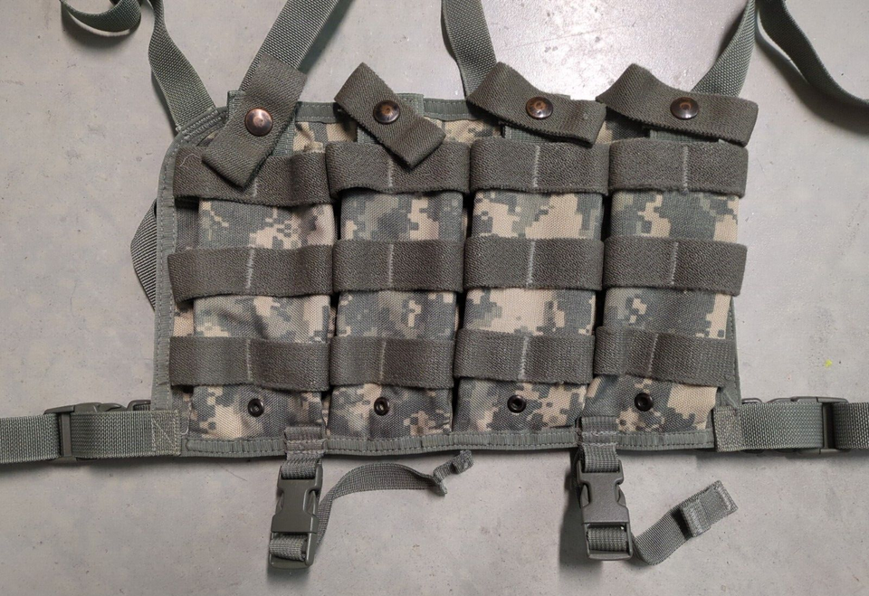 SPEC-OPS Tactical Military MOUT Chest Rig x8 Mag Harness Pouch UCP Made ...