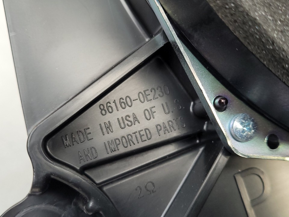 OEM Sub Woofer 2013 Lexus RX350 RX450h Trunk Corner Speaker Subwoofer ...