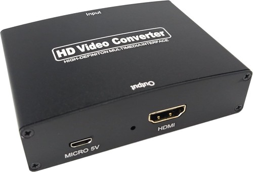 Component Video Stereo Audio Source to HDMI Adapter HD 1080P for DVD ...
