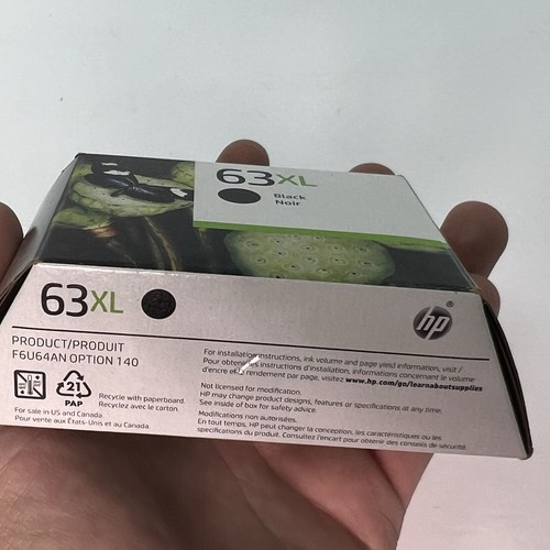 HP 63XL Ink Cartridge Combo Pack - Black Tri-Color - OEM Brand New ...