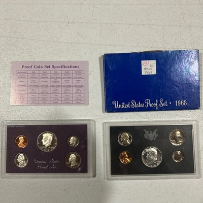 1968 & 1987 Us Mint Proof Sets San Francisco Mint | eBay