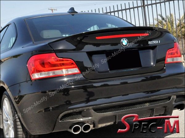2008+ BMW E82 128i 135i Coupe Painted 668 Black Performance Trunk ...