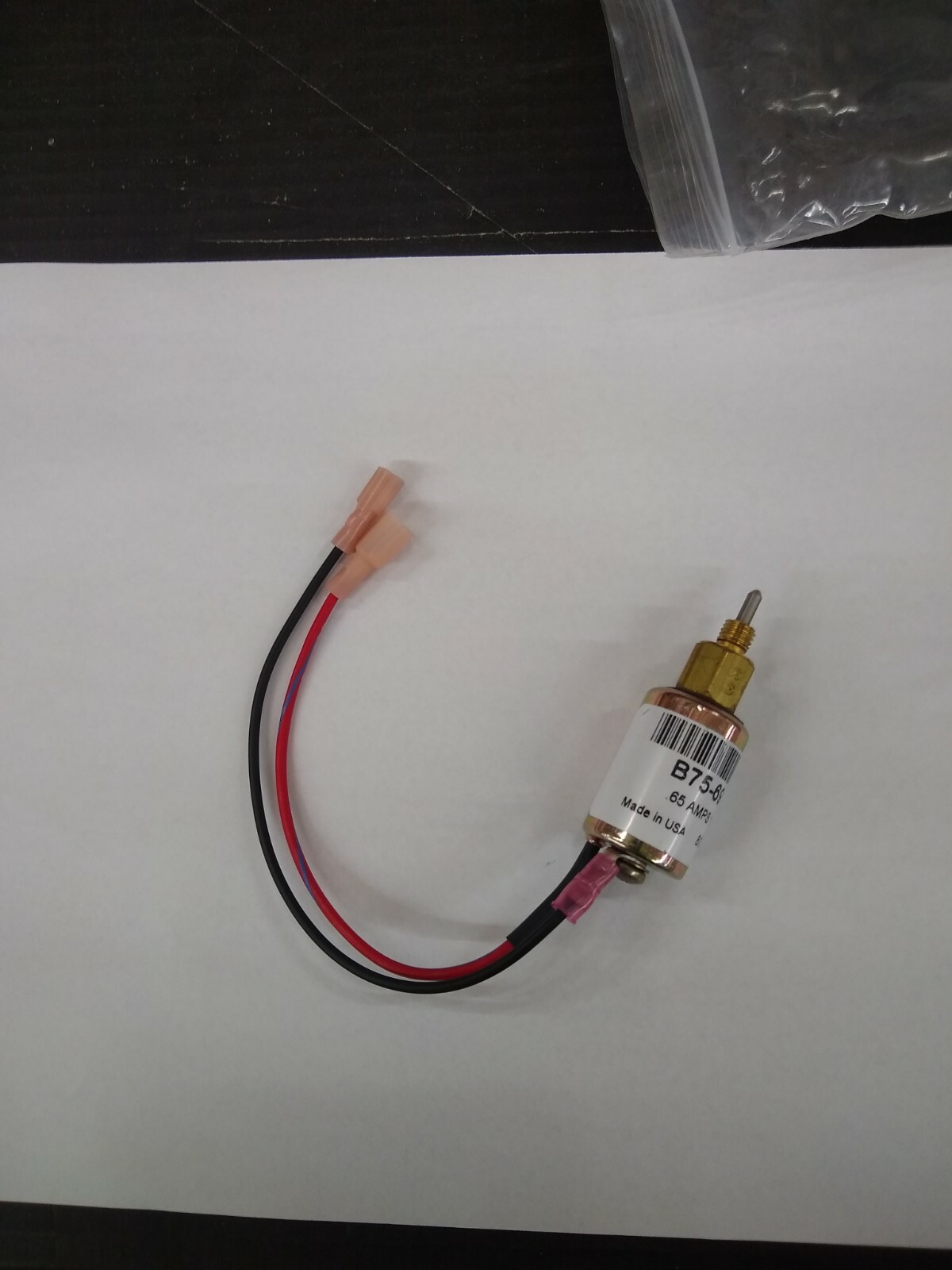 Zenith B75-69 Fuel Shut-Off Solenoid 12V 65 AMP
