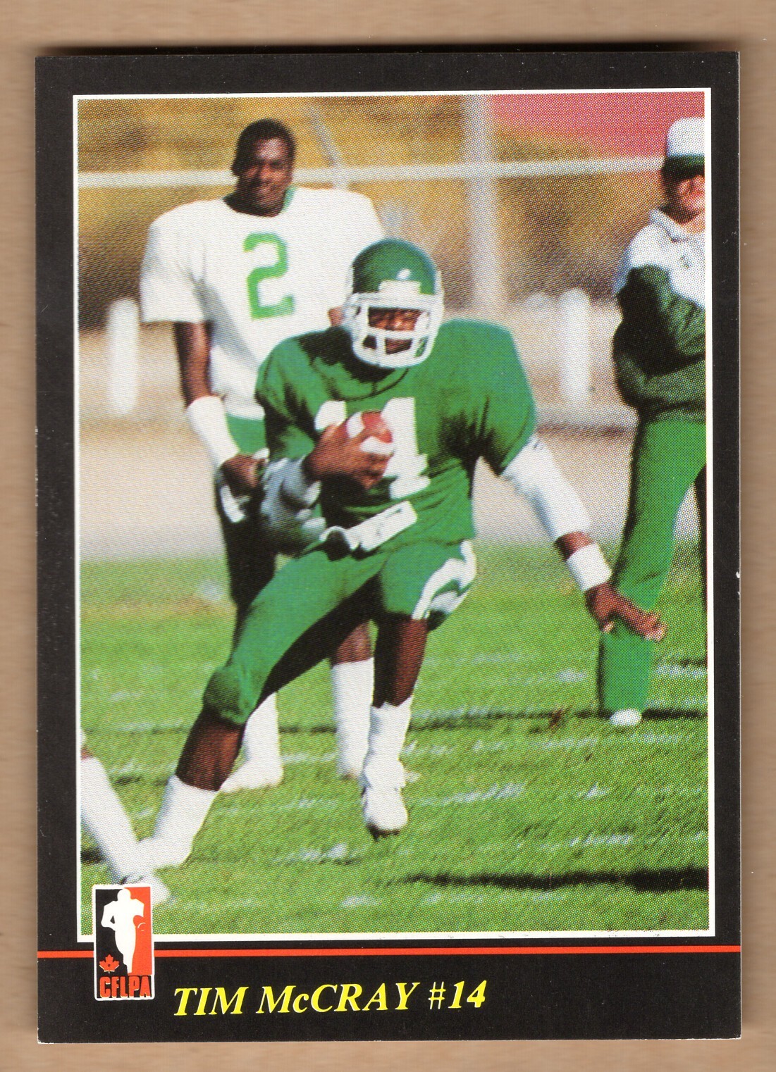 1986 Jogo CFL Tim McCray Card #116 Saskatchewan Roughriders Tulane | eBay