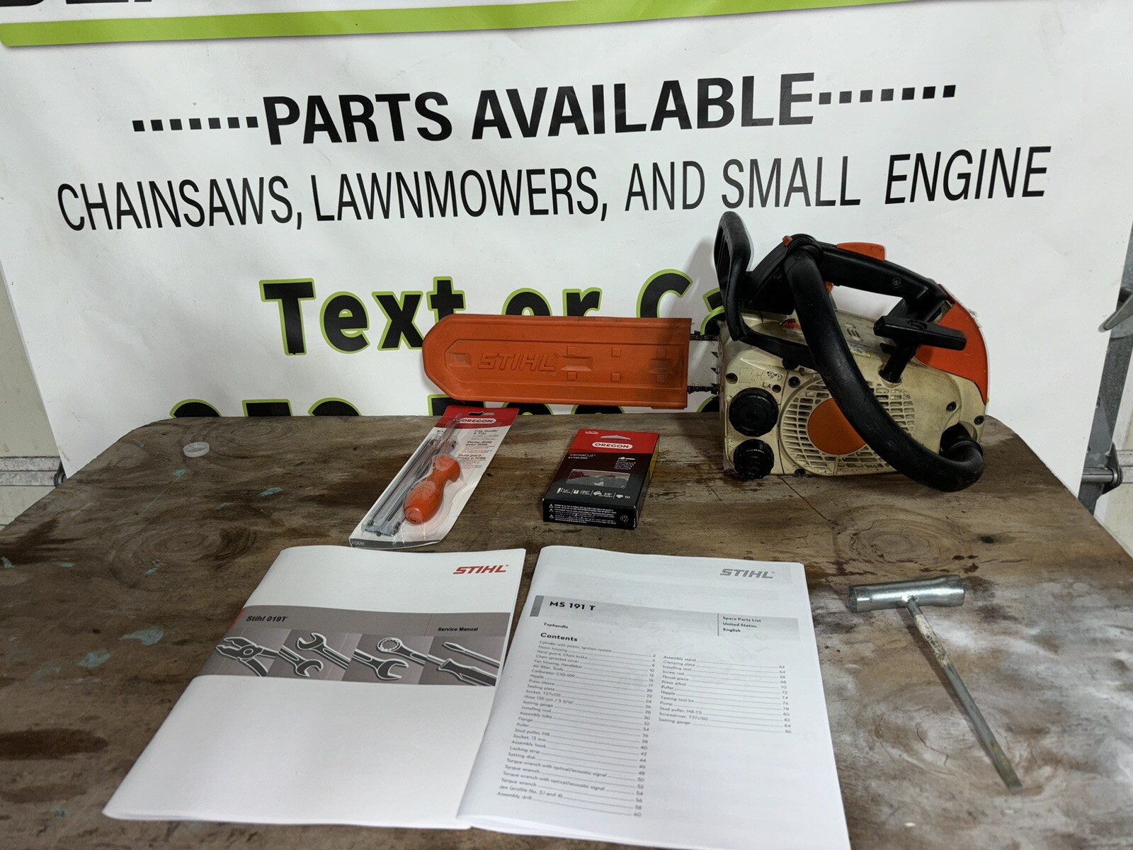 Stihl MS191 T MS 191T 191 Chainsaw w/ 14 Bar & Chain &New Chain ...