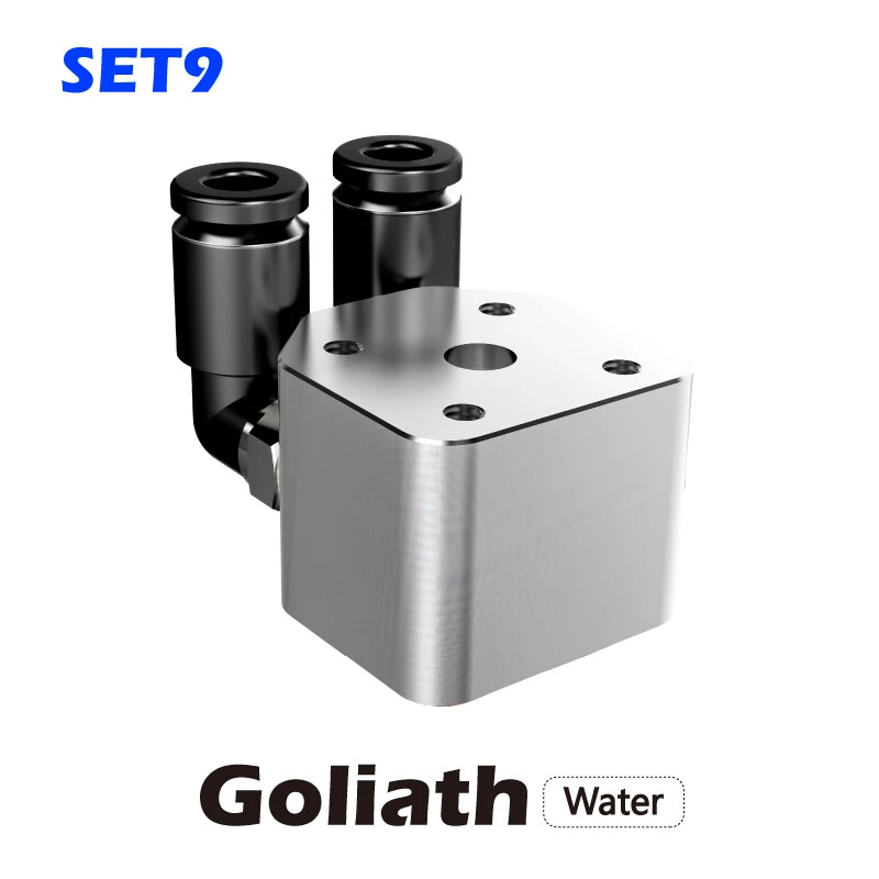 LOT All Metal Goliath Air / Water V2 Hotend For High Speed 3D Printer ...