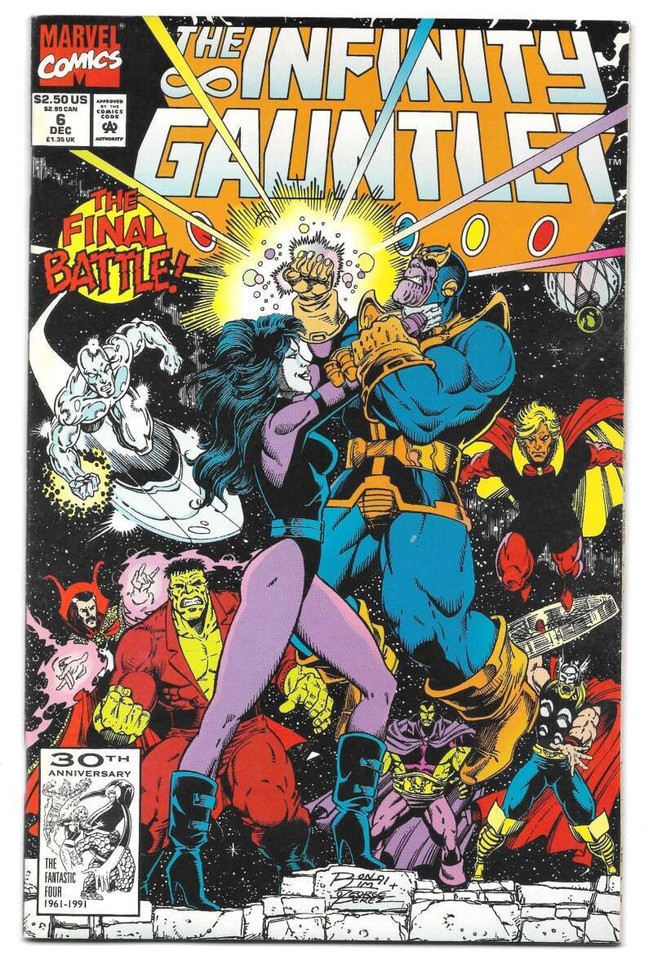 The Infinity Gauntlet Complete Run #1-6 Set Marvel Thanos | eBay