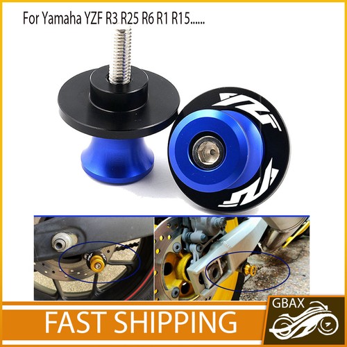 M6 YZF Swingarm Spools Slider Stand Screws for Yamaha YZF R6 R1 R3 R15 ...