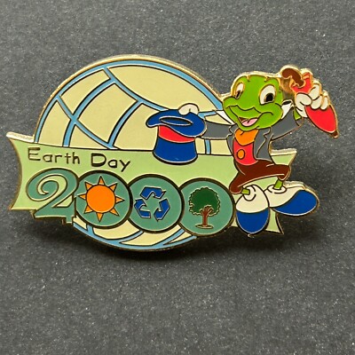 WDW - Jiminy Cricket - Hat Off - Earth Day 2000 Disney Pin 1580 | eBay