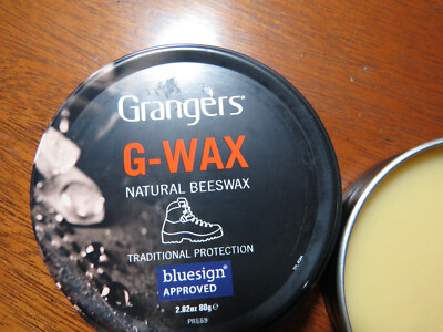 GRANGERS G Wax NATURAL BEESWAX, 80g, Shoe Boot protection made in ...