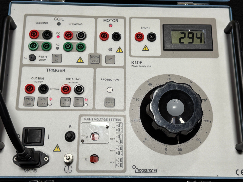 Megger Programma B10E Breaker Power Supply Variable 24 to 250 V AC or ...