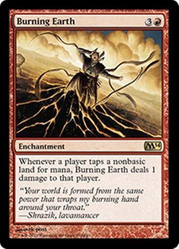 MTG - BURNING EARTH - M14/Core Set 2014 (R) | eBay Australia
