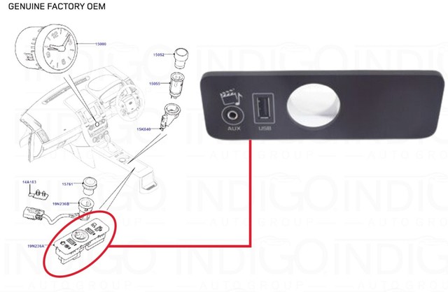 Land Rover OEM 13-15 Lr2 Center Console-socket LR044901 for sale online ...