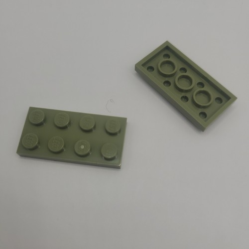 LEGO 2pc Olive Green 2x4 Plate 3020 Replacement Part Piece | eBay