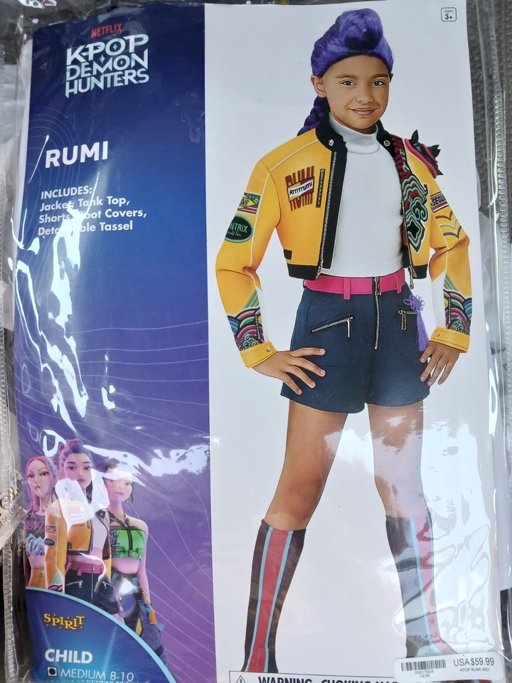 Kpop Demon Hunters Custome Rumi - Medium 8-10 | eBay