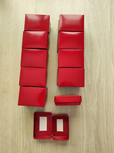 Set of 20 Small Red Gift Boxes Bundle for Christmas, Jewellery ...